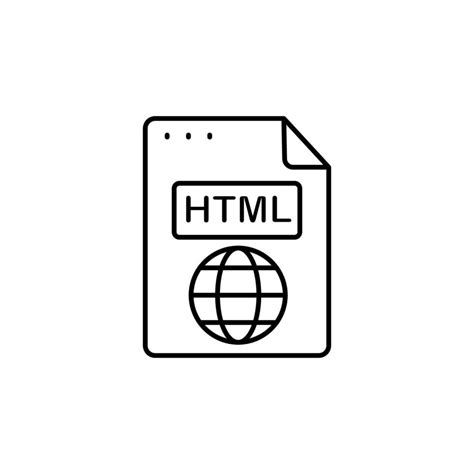 file document globe html vector icon 22577906 vector art at vecteezy