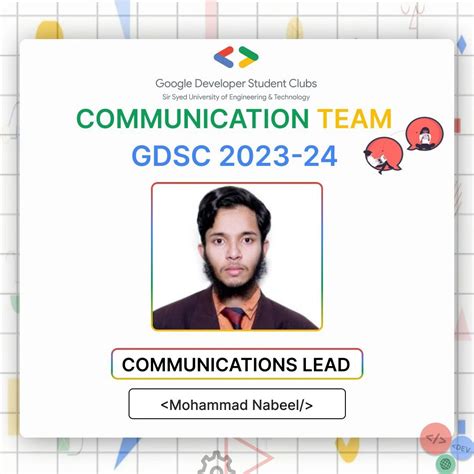 Nabeel Sohail On Linkedin Gdsc Ssuet Newbeginnings Techcommunity