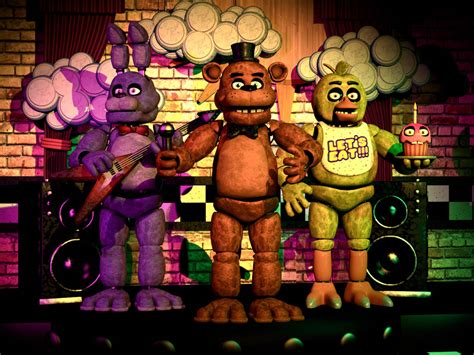 Fnaf1 Trailer Stage Accuracy Remake By Cartoon Dumbass On Deviantart
