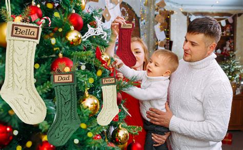 Christmas Stockings With Names Stockings Christmas 1 Pack