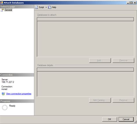 Attach Database Is Disabled In Microsoft Sql Server 2012 Management