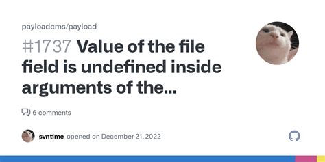 Value Of The File Field Is Undefined Inside Arguments Of The Admin Condition Function Issue