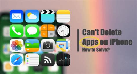 Solve The Can T Delete Apps On IPhone Problem In Ways