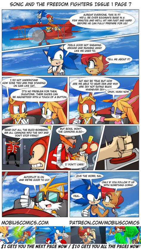 Sonic And The Freedom Fighters Issue 1 Page 7 By Mobius Comics On Deviantart