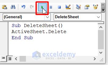 Using a Shortcut to Delete a Sheet in Excel - 5 Examples - ExcelDemy