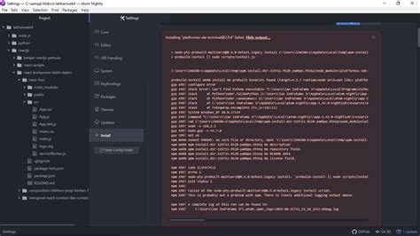 Error Electron 4 2 7 Atom Version 1 42 0 Nightly0 X64 Issue 766 Platformio Platformio