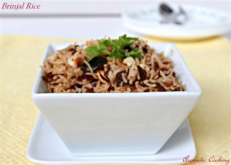 Aromatic Cooking Eggplant Rice 2