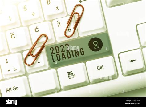 Conceptual Caption 2022 Loading Business Showcase Advertising The Upcoming Year Forecasting The