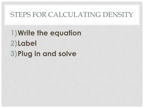 Density Ppt Download