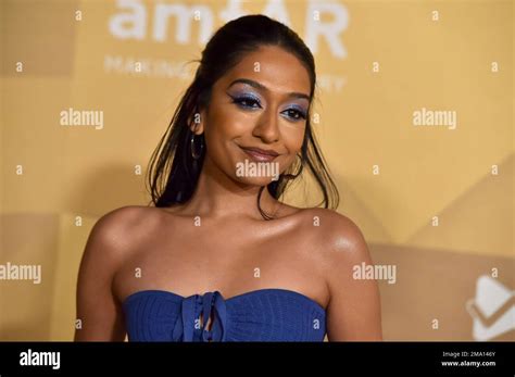 Sri Ramesh Arrives At The Amfar Gala Los Angeles At The Pacific Design