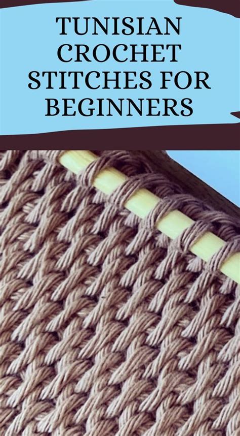 How To Tunisian Crochet For Complete Beginners With Video Tutorial