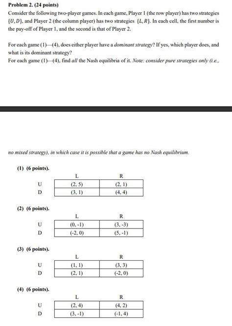 Solved Problem 2 24 Points Consider The Following