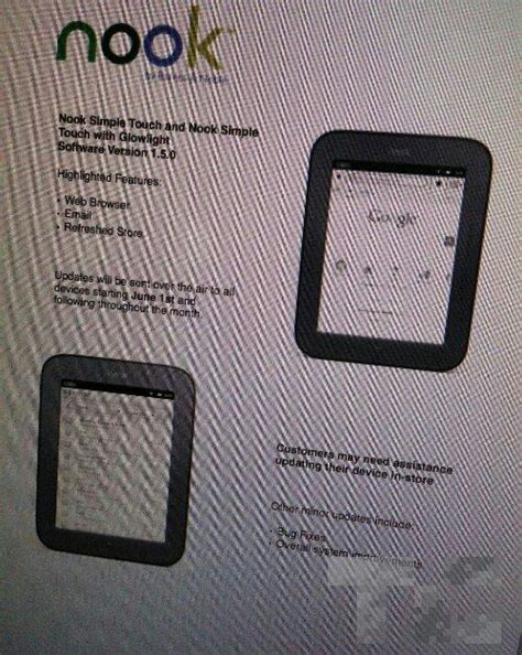Barnes Noble NOOK Simple Touch Gets Updated Ubergizmo