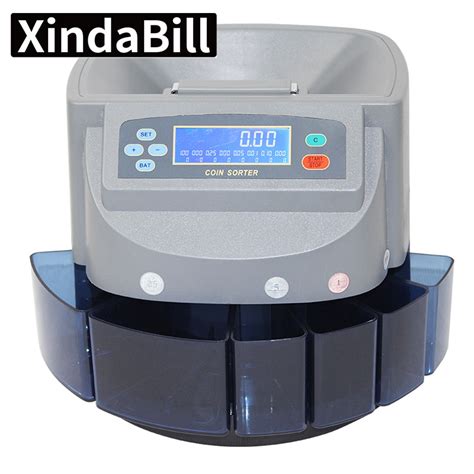 Jual Sar Eur Usd Brl Trl Coin Multi Currency Coin Sorter Counter Machine For Bank Shop Xd 9005