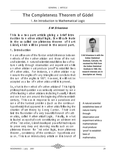 pdf the completeness theorem of gödel