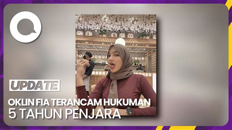 Oklin Fia yang Dipolisikan Umi Pipik Terkait Konten Jilat Es Krim