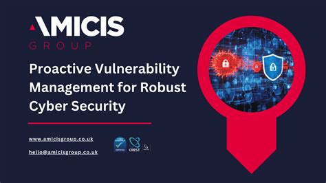 Proactive Vulnerability Management For Robust Cyber Security Amicis Group