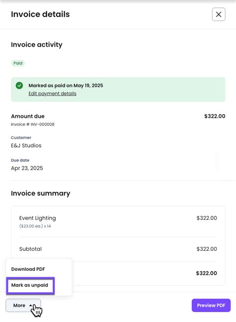 How To Mark An Invoice As Paid Melio