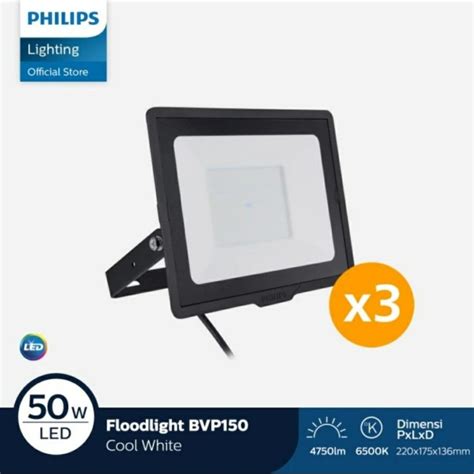 Jual Lampu Sorot Led Watt Philips Bvp Flood Light W Bvp Tembak Shopee Indonesia