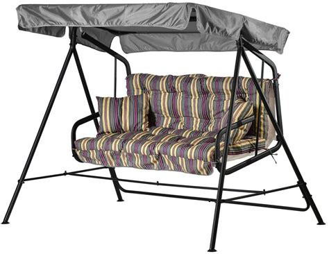 Качели садовые 2 х местные Невада 228х121см H144см стойка D32мм арт