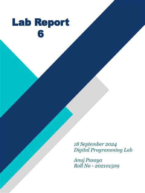 Lab6 Dp Pdf Teaching Methods And Materials Computers