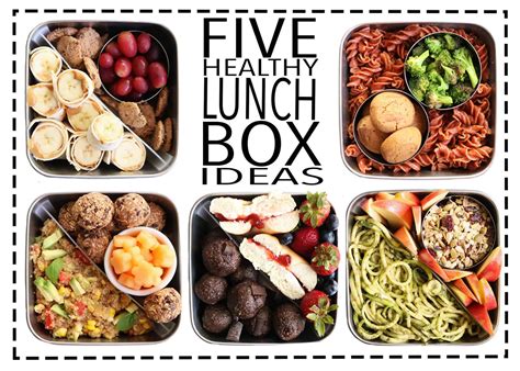 Easy Healthy Lunch Box Snacks Healthy Food