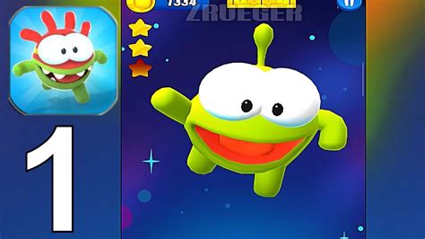 Om Nom Run Part 1 Gameplay Walkthrough Android Ios Youtube