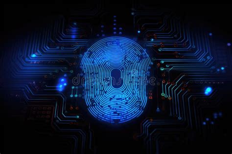 Biometric Identification Fingerprint Scanning The System Of Fingerprint