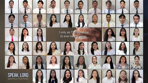 Speak Lord Words And Music By Nicky Chavers Arranged By Shelly