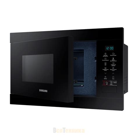 Встраиваемая микроволновая печь Samsung соло 22л, 850 Вт (MS22M8054AK ...