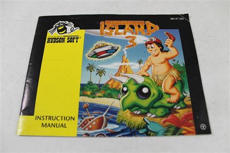Manual Adventure Island 3 Iii Rare Nes Nintendo Classic