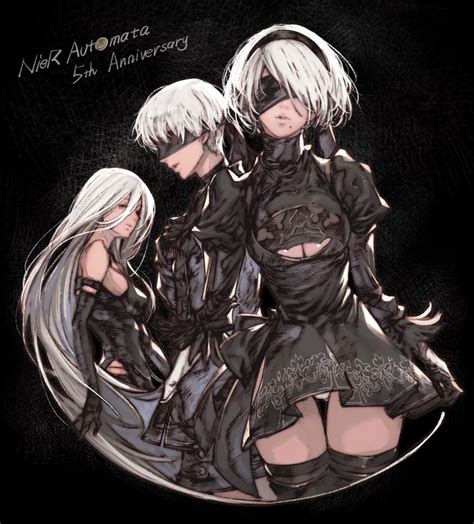 Yorha No 2 Type B Yorha No 9 Type S And Yorha Type A No 2 Nier