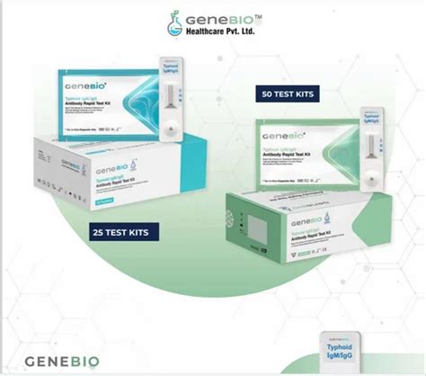 Genebio Typhoid Test Kit At ₹ 14 Piece In Lucknow Id 2852430317988