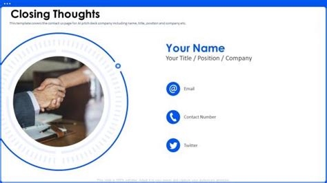 Closing Thoughts Powerpoint Presentation And Slides Ppt Template Slideteam
