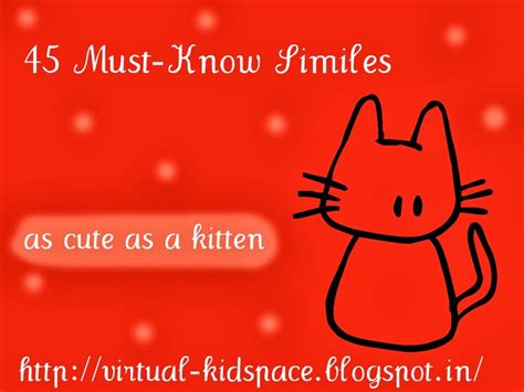 45 Must Know Similes