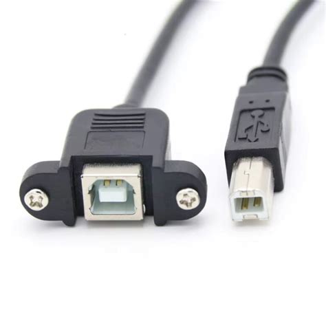 Usb Type B Panel Mount Extension Cable Cm Flux Electronix
