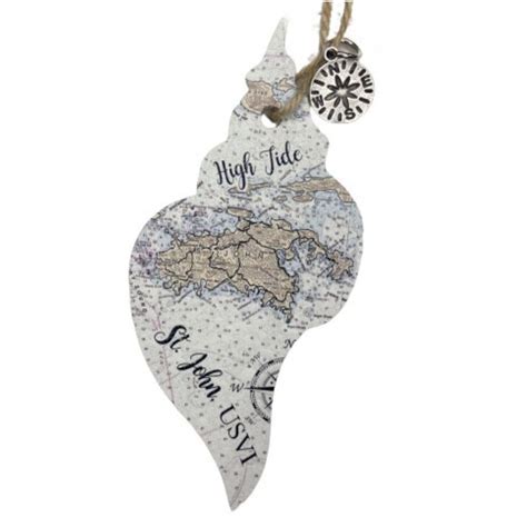 Conch Shell Ornament High Tide Boutique And Swag