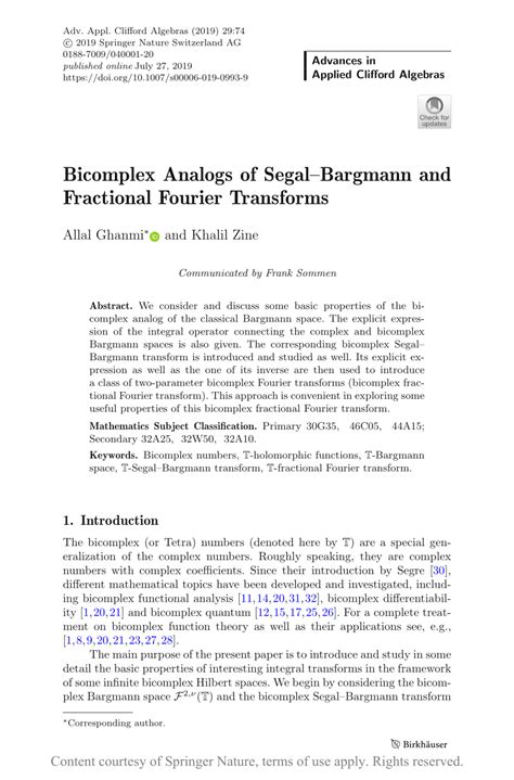 Bicomplex Analogs Of Segalbargmann And Fractional Fourier Transforms