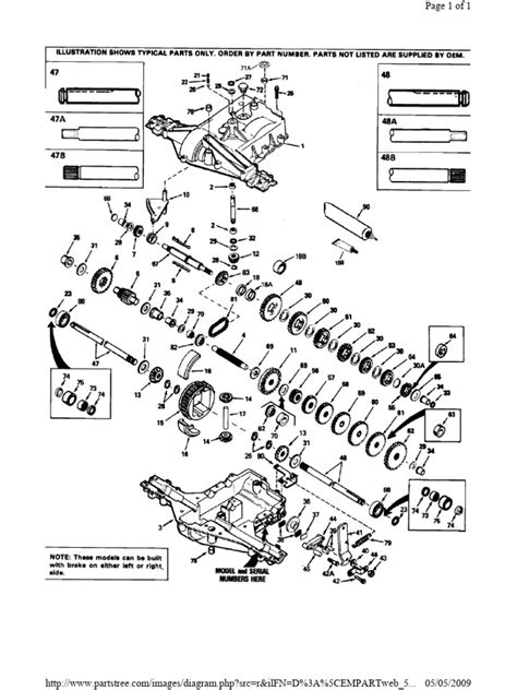 Peerless 920 Transaxle Parts Guide Pdf Gear Manufactured Goods
