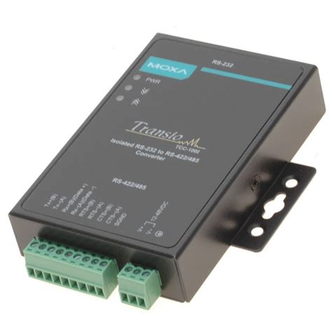 Rs232 Til Rs485 Eller Rs422 Konverter Galvanisk Isoleret Moxa Tcc 100i
