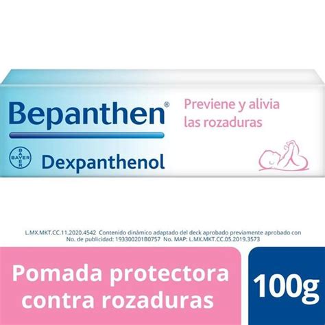 Bepanthen Pomada Protectora Contra Rozaduras 100 G H E B México