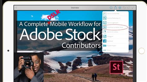 A Complete Mobile Workflow For Adobe Stock Contributors Youtube