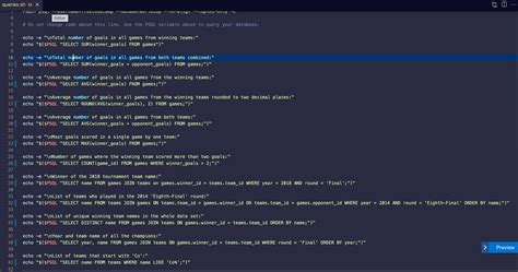 World Cup DB Won T Accept Correct Queries Backend Development The