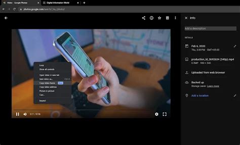 Google Chrome Introduces New Feature For Capturing Still Frames From Videos