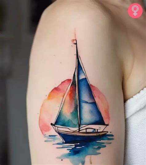 Sailboat Tattoos For Females Meaningful And Stylish Designs