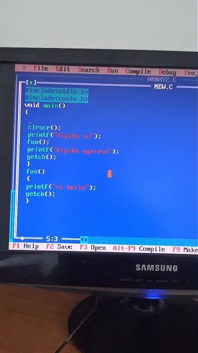 Function Program In C 🔥 Programming Viral Coding Clanguage Shorts