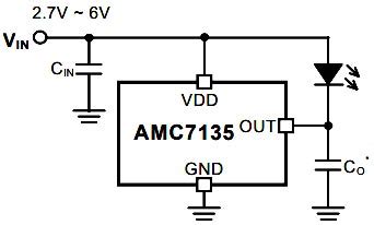 AMC7135 Current Regulator Pinout, Datasheet, Equivalent, Circuit, and ...