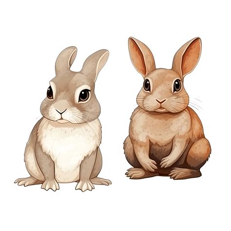 Cute Rabbit And Toad Animals Rabbit Clipart Toad Clipart Animals