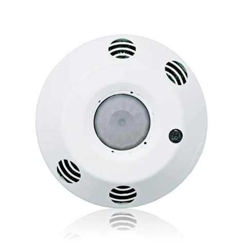 Sensor De Ocupación Montaje A Techo 127v En Color Blanco Lumi