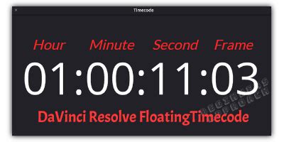 Why Does DaVinci Resolve Start At Hr Start At